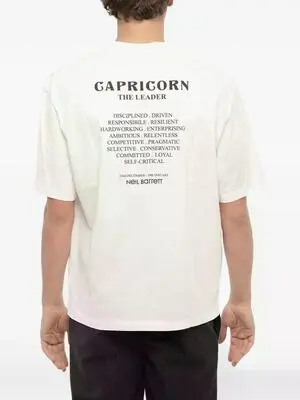 Neil Barrett Capricorn The Leader Graphic-print Slim-fit T-shirt - White
