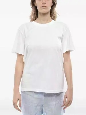 LUDOVIC DE SAINT SERNIN Embroidered Monogram Crew Neck T-shirt