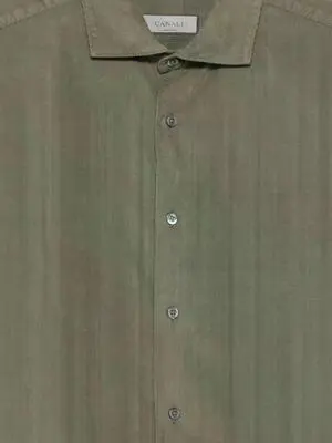 Canali Corduroy Long-sleeve Shirt