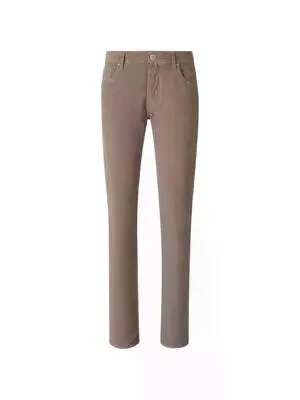 Jacob Cohen Logo-patch Straight-leg Jeans - Neutrals