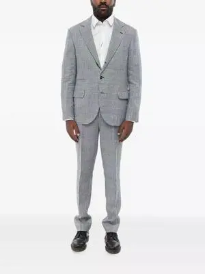 Brunello Cucinelli Checked Buttoned Suit