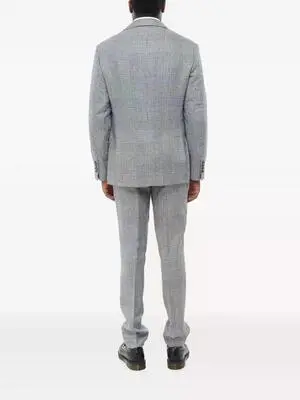 Brunello Cucinelli Checked Buttoned Suit