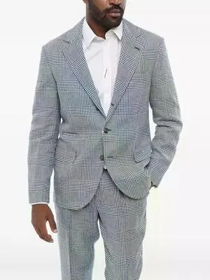 Brunello Cucinelli Checked Buttoned Suit
