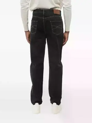 Brunello Cucinelli Logo-patch Straight Jeans