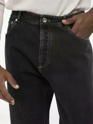 Brunello Cucinelli Logo-patch Straight Jeans