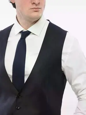 Corneliani Academy Martingale Wool Waistcoat