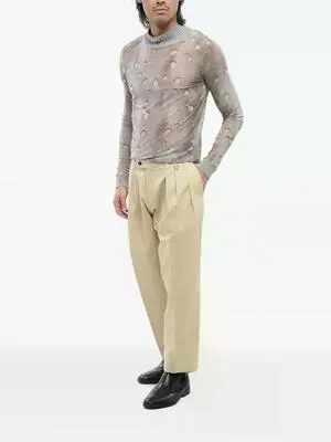 John Richmond Pleated-front Tailored Trousers