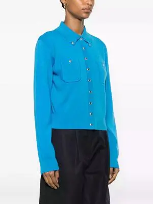 Sandro Button-down Shirt-collar Cardigan