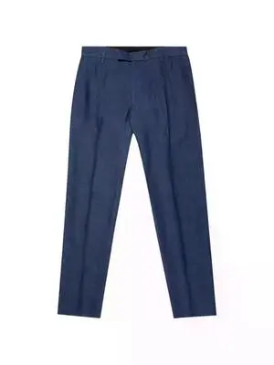 Sunspel Pressed-crease Tailored Trousers - Blue