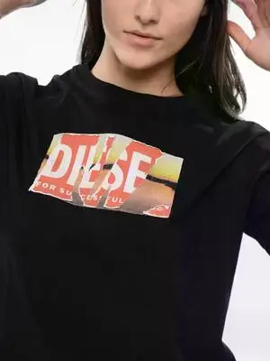 DIESEL® Logo Print Cotton T-shirt