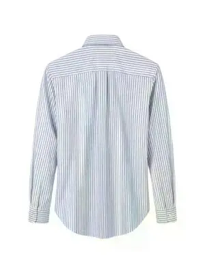 ALLEY DOCKS 963 Striped Long-sleeve Shirt