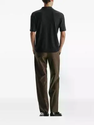 THE ROW Tami Pleated Wool Trousers