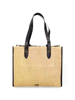 Jérôme Dreyfuss Medium Leon Woven Tote Bag - Neutrals