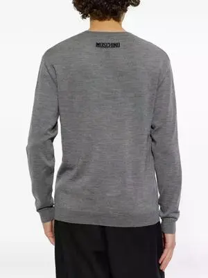 Moschino Intarsia Sunglasses Chest Pocket Sweater