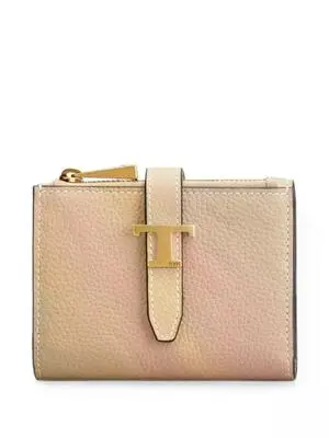 TOD'S T Timeless Wallet - Neutrals