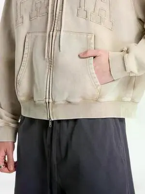 PATTA Logo Appliqué Zip-up Hoodie