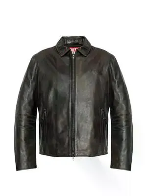DIESEL® Oval D Leather Jacket