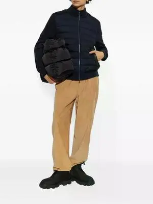 Moncler Quilted Panelled Sweater