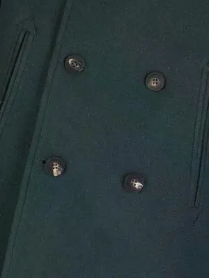 CAMPLIN Notch-lapel Double-breasted Peacoat