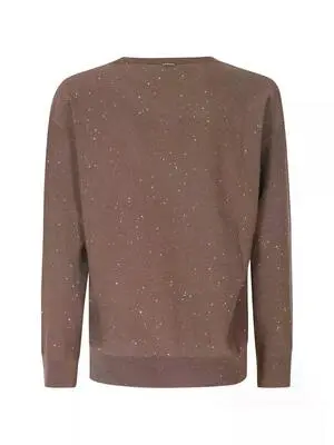 Herno Sequin-embellished V-neck Sweater