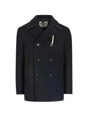 CAMPLIN Double-breasted Notch-lapel Peacoat