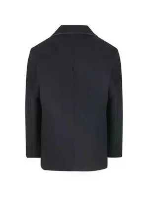 CAMPLIN Double-breasted Notch-lapel Peacoat