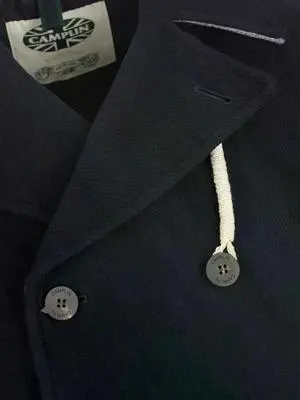 CAMPLIN Double-breasted Notch-lapel Peacoat