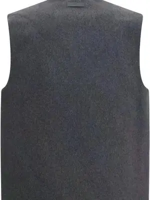 LARDINI High-neck Zip-up Gilet