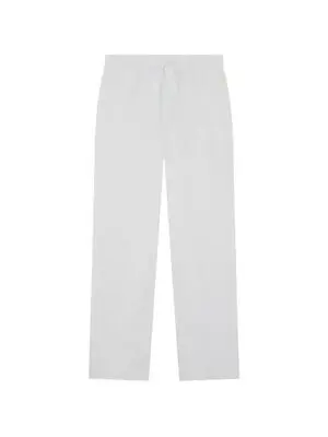 Frescobol Carioca Luan Relaxed-fit Trousers - White