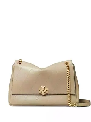 Tory Burch Charlie Quilted Shoulder Bag - Neutrals