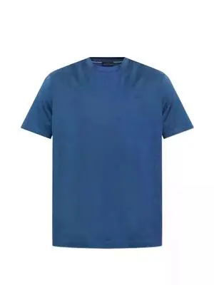 Paul & Shark Logo-embroidered T-shirt - Blue