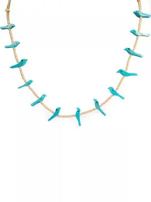 MADISON Fetish Birds Beaded Necklace