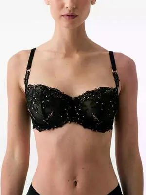 Chantelle Embroidered Mesh Bra