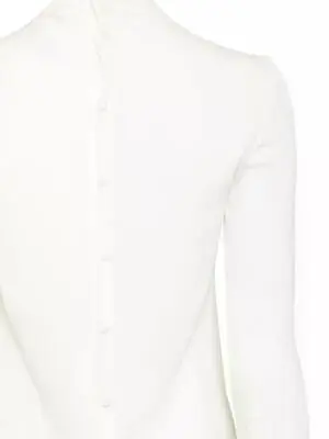 Bally Button-back Ruffled Shirt