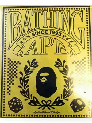 A BATHING APE Logo-print Playing Cards