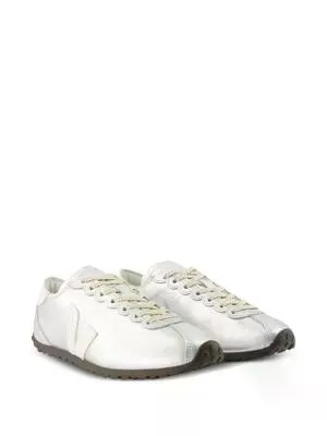 VEJA Cateyes Metallic Leather Sneakers - Silver