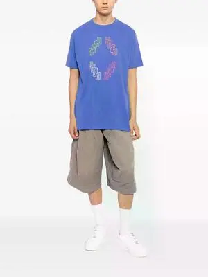COUNTY OF MILAN Outline Cross Basic T-shirt