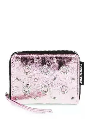 Dsquared2 Eyelet-embellished Studded Wallet