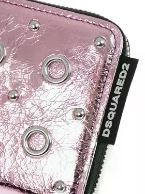 Dsquared2 Eyelet-embellished Studded Wallet