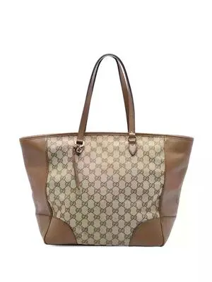 Gucci Gg Canvas Bree Zippered Tote Bag