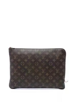 LOUIS VUITTON Monogram Etui Voyage Mm Clutch Bag - Brown
