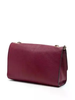 Gucci Bamboo Twist Lock Crossbody Bag - Red