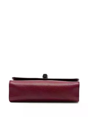 Gucci Bamboo Twist Lock Crossbody Bag - Red