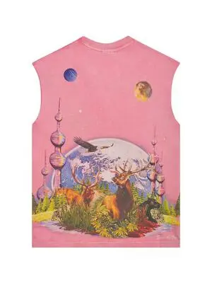 BILLIONAIRE BOYS CLUB Sleeveless Graphic Tank