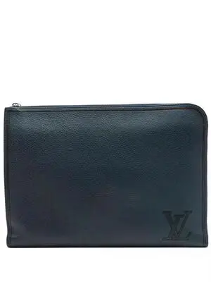 LOUIS VUITTON Taurillon Pochette Jour Gm Clutch Bag