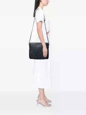LOUIS VUITTON Damier Graphite Daniel Mm Crossbody Bag - Black