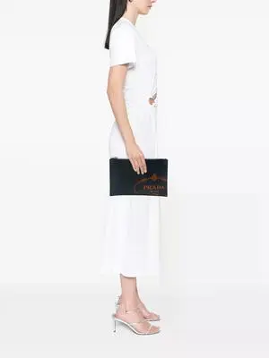 Prada Saffiano Leather Clutch Bag