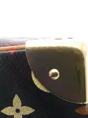 LOUIS VUITTON 2005 Monogram Multicolor Trouville Tote Bag - Black