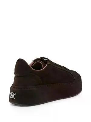 Casadei Suede Platform Sneakers