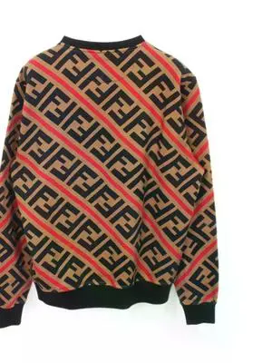 Fendi Monogram-pattern Sweater - Neutrals